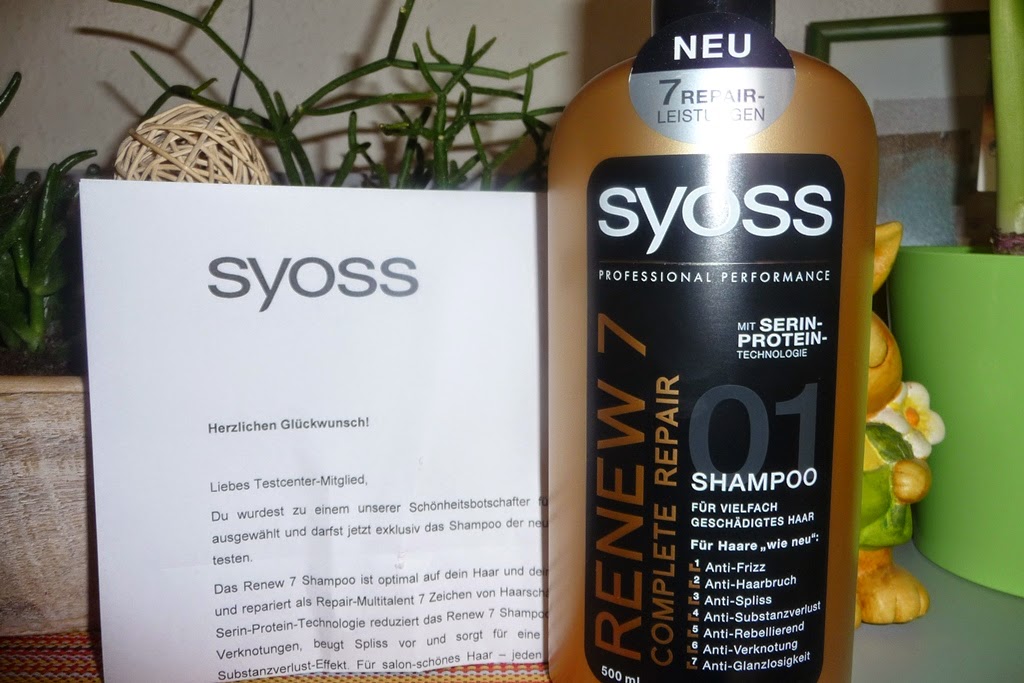 Mein Testblog: Nicki testet das Syoss Renew 7 Complete Repair Shampoo