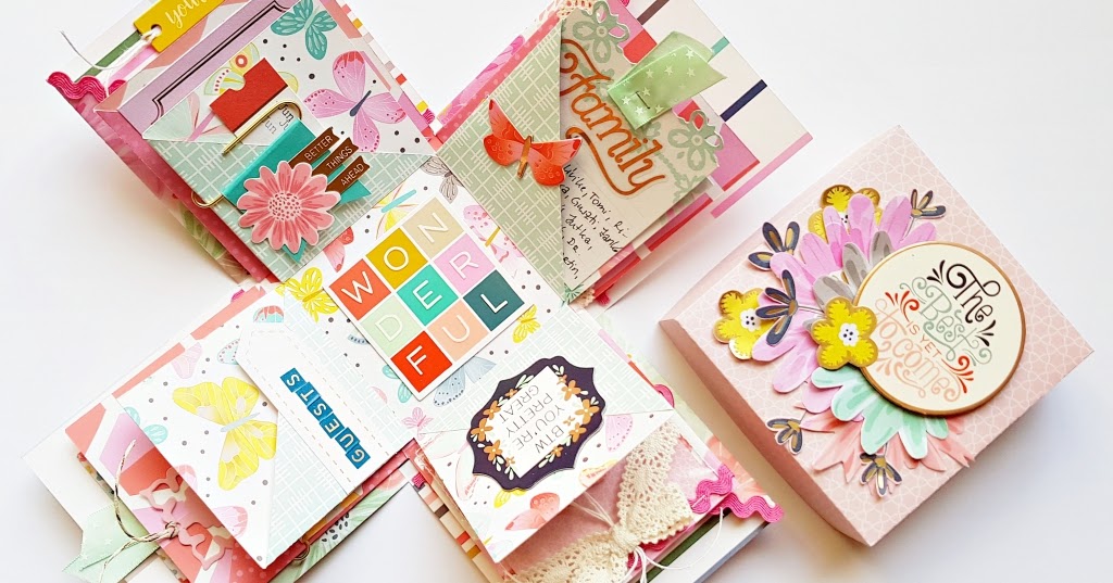 Exploding Box Mini Album with Pockets and Lid by Zsoka Marko | Paige ...