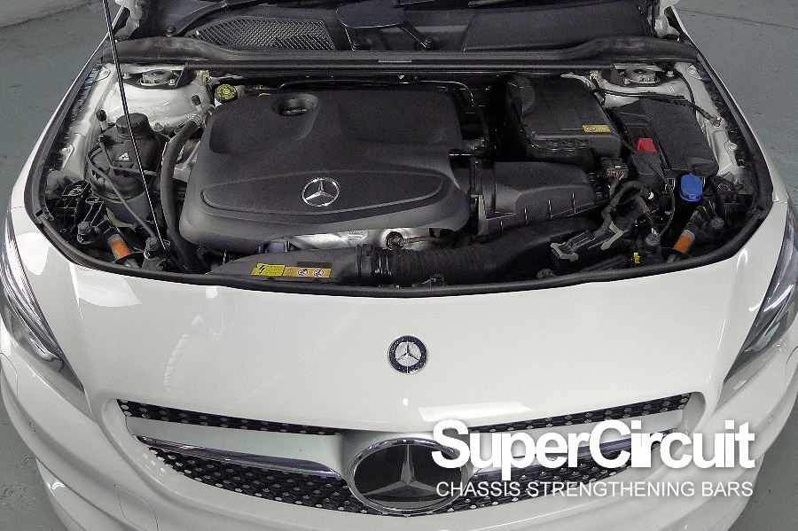 SUPERCIRCUIT CHASSIS STRENGTHENING BARS: Mercedes Benz CLA 250 Front ...