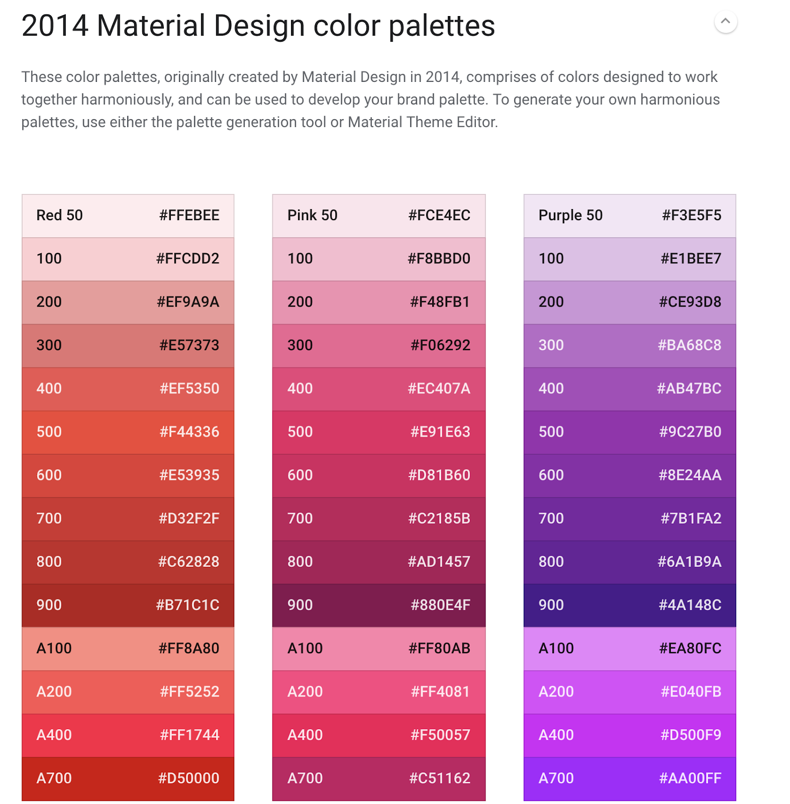 구글 머티리얼 디자인 - 색상 | Google Material Design - Color - Lilith Universe