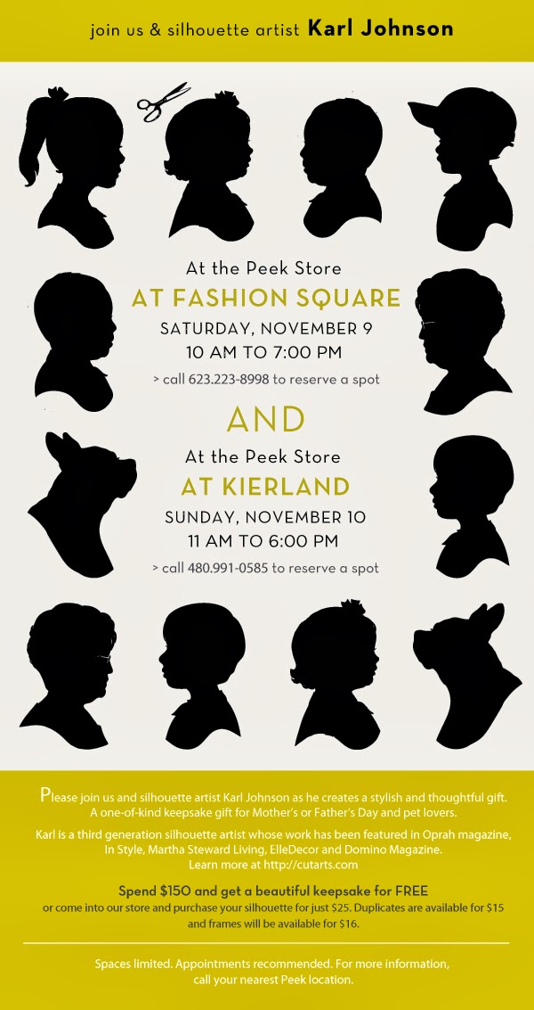 Original Silhouettes by Silhouette Artist Karl Johnson of Cutarts.com