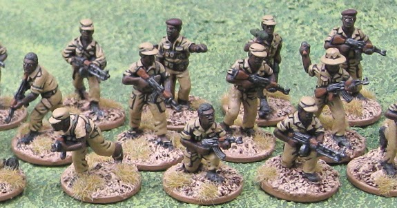 Tim's Miniature Wargaming Blog: More Modern Africans, etc.