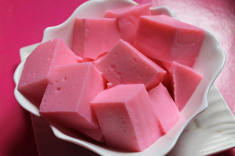 Rose Pudding Recipe | Rose Agar Agar Pudding Recipe