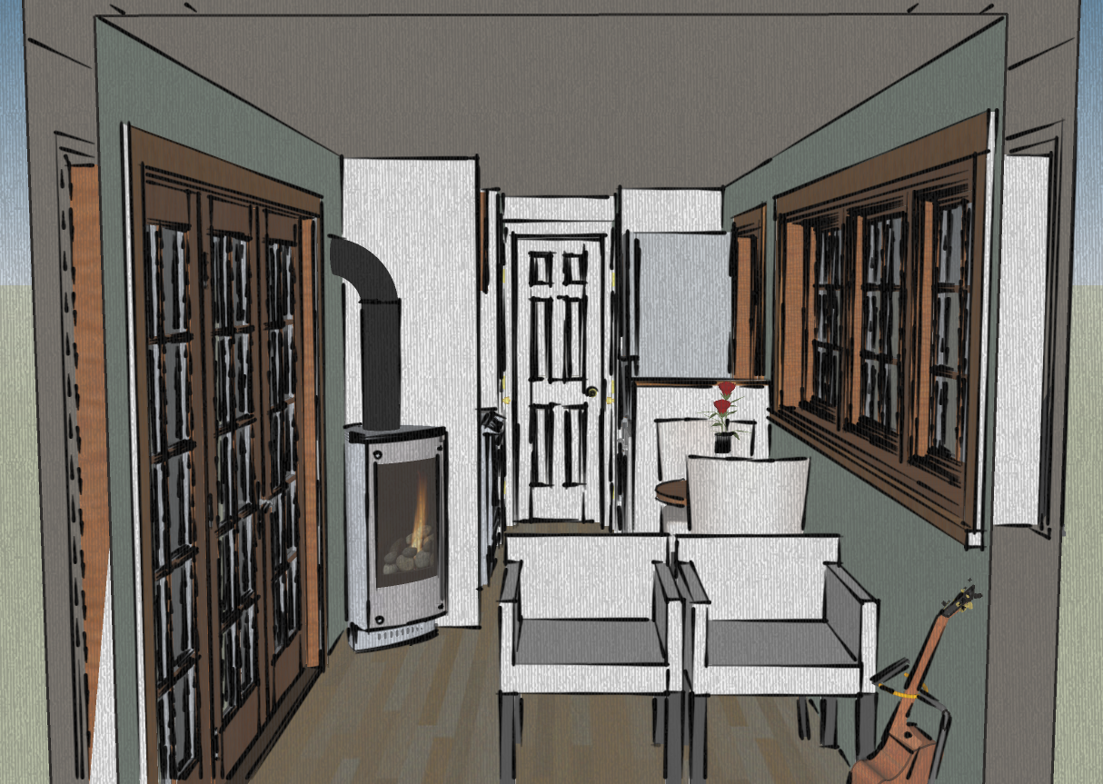 Container Home Blog: 8'x40' Shipping Container Home Design