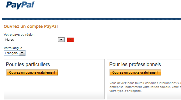 onlinetips: Créer un compte Paypal marocain