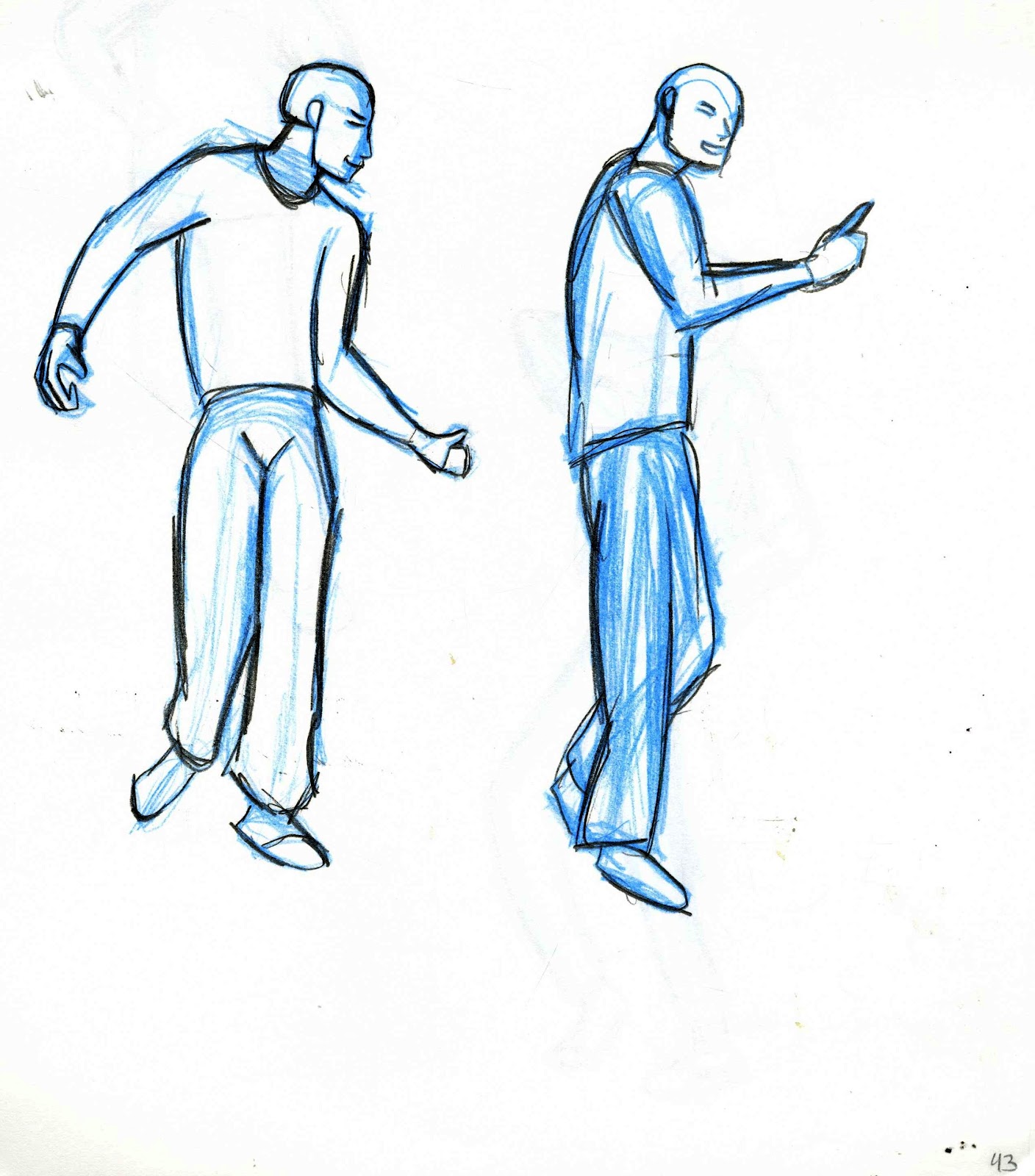 Motion Man's Flipbook: Bboy Gesture Drawings
