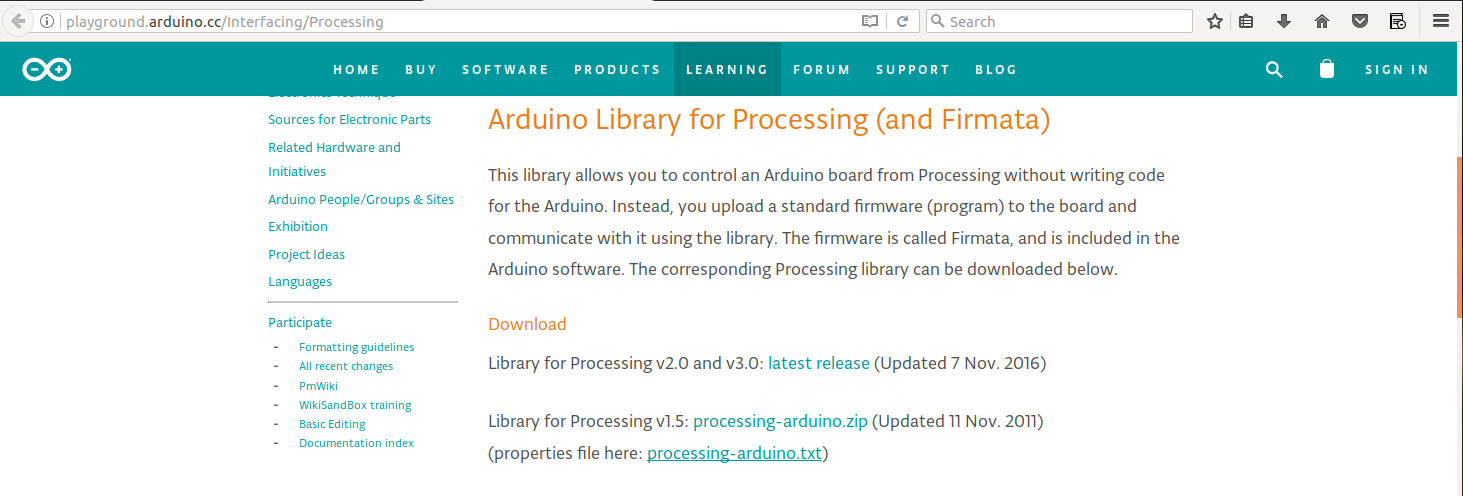 Hermes_Orbit: ควบคุม Arduino ด้วย Processing