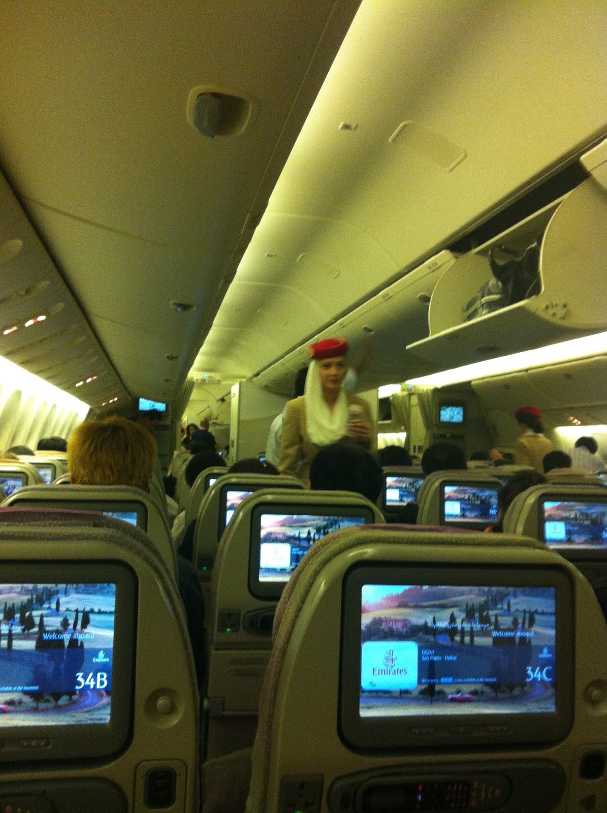 VOO EMIRATES EK 262 - GRU-DXB - Mundo A