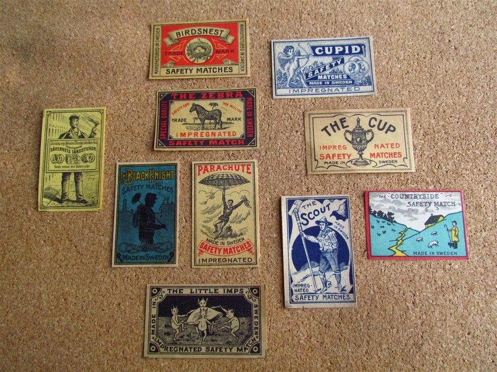 Arnon Reisman - A Phillumenist: Just more lovely old Swedish labels