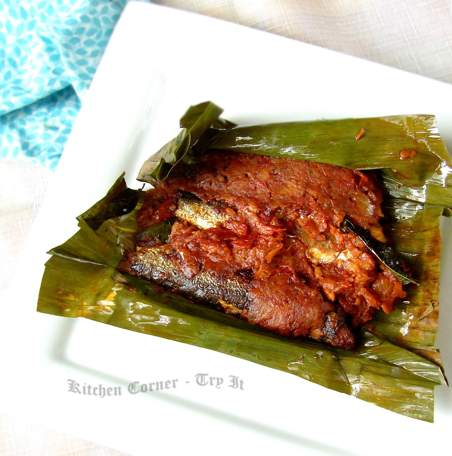 Mathi/ Sardine Pollichathu- Grilled Fish Masala
