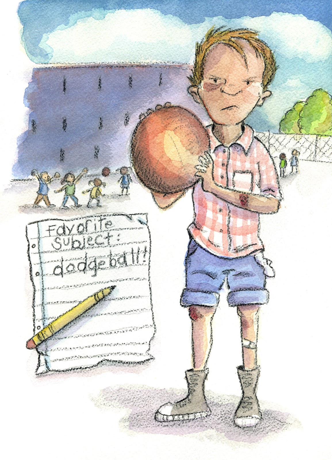 Michelle Henninger: On the drawing board: Dodgeball
