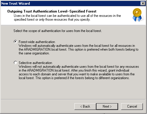 Create Windows Trust between two domains | TechCrumble
