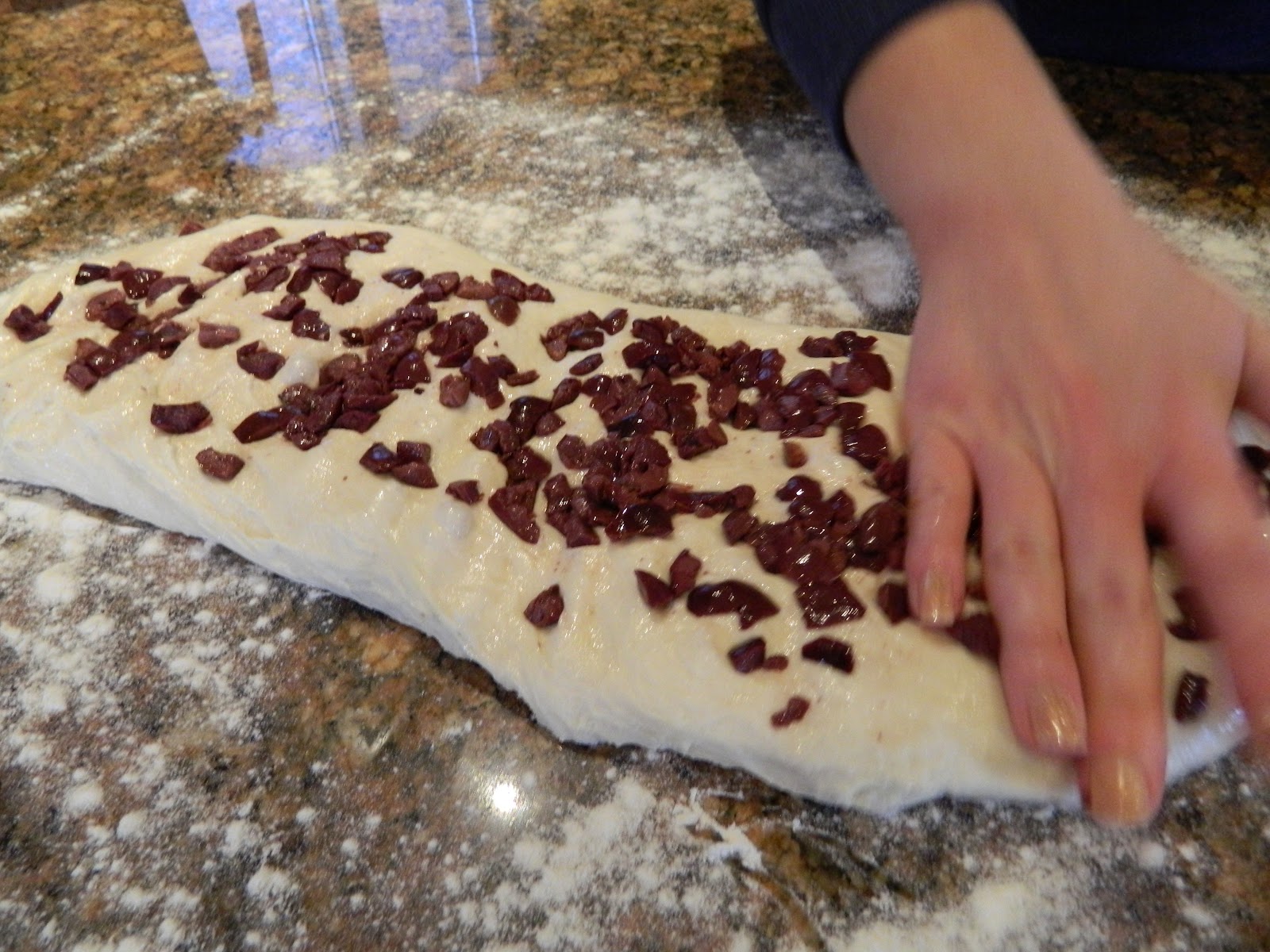 Ellen B Cookery: Bread Sticks with Kalamata Olives