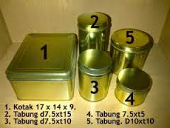 GROSIR KALENG SOUVENIR: KALENG POLOS WARNA GOLD DAN SILVER