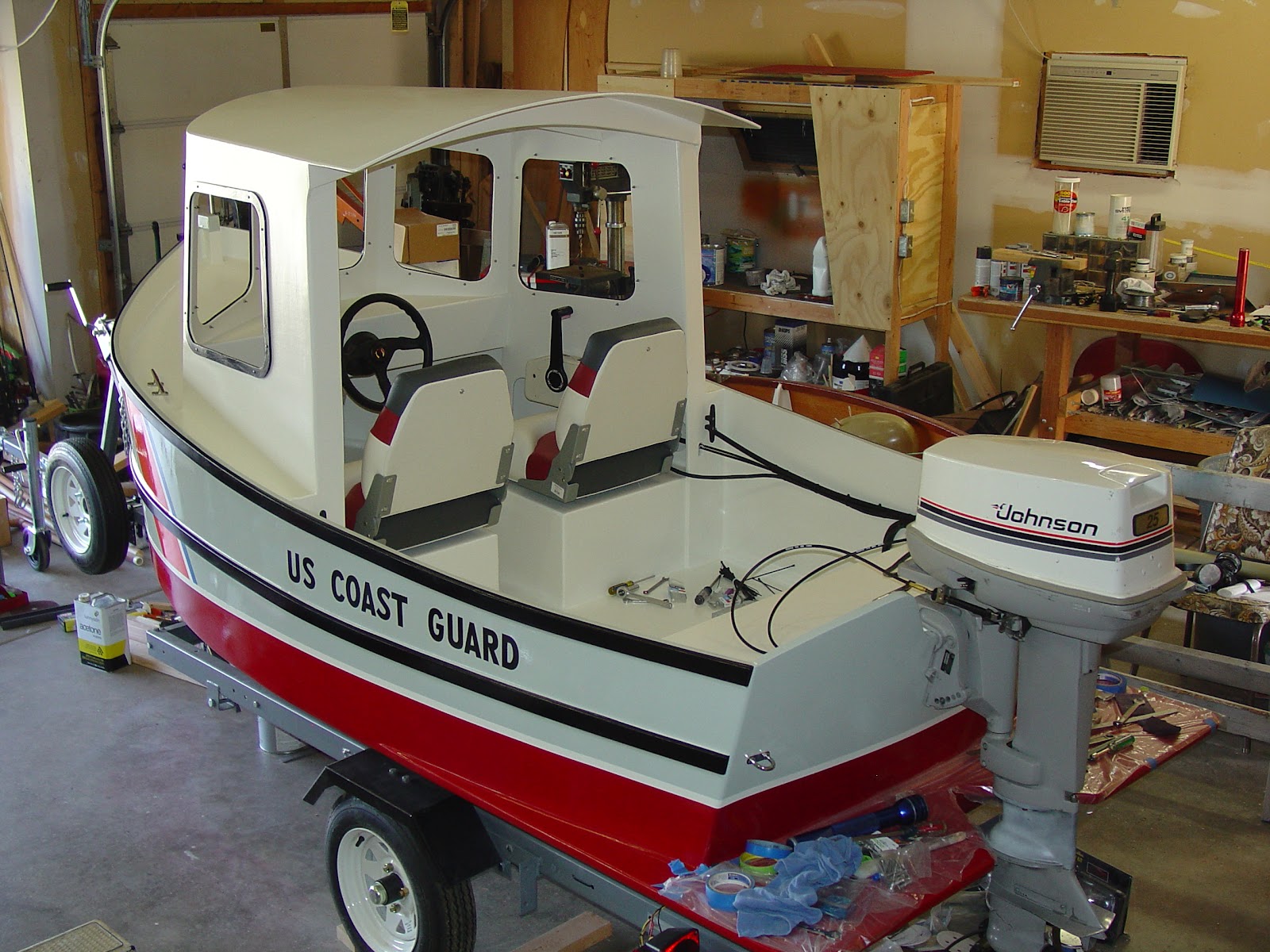 Todd's Mini-Tug Boat Building Journal: Motor and Controls Installed ...