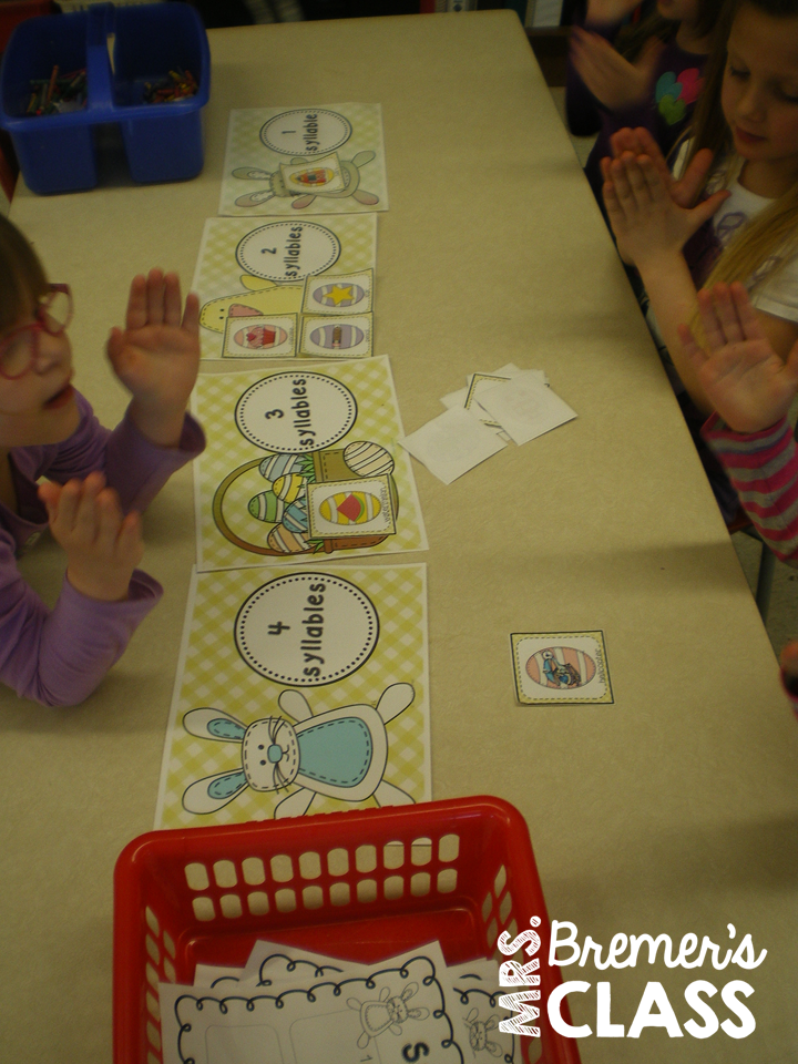 Easter Syllable Sort, Letter Mazes, and More Literacy Activities | Mrs ...