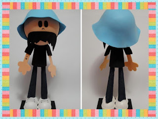 Fofucho Don Ramón #foami #goma #molde #manualidades #faciles #fieltro # ...