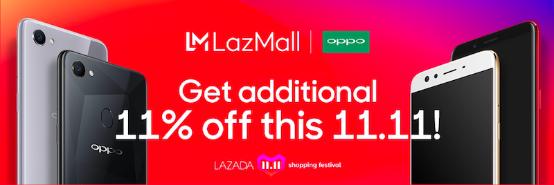 Sale Alert: OPPO gives additional 11 percent off this 11.11 in Lazada!
