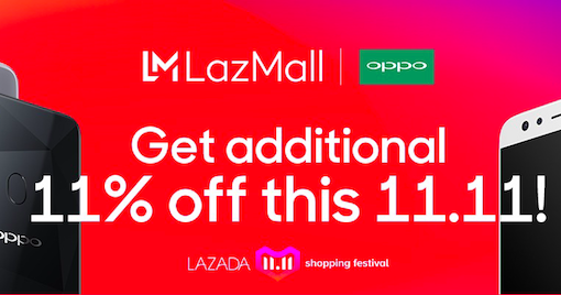 Sale Alert: OPPO gives additional 11 percent off this 11.11 in Lazada!