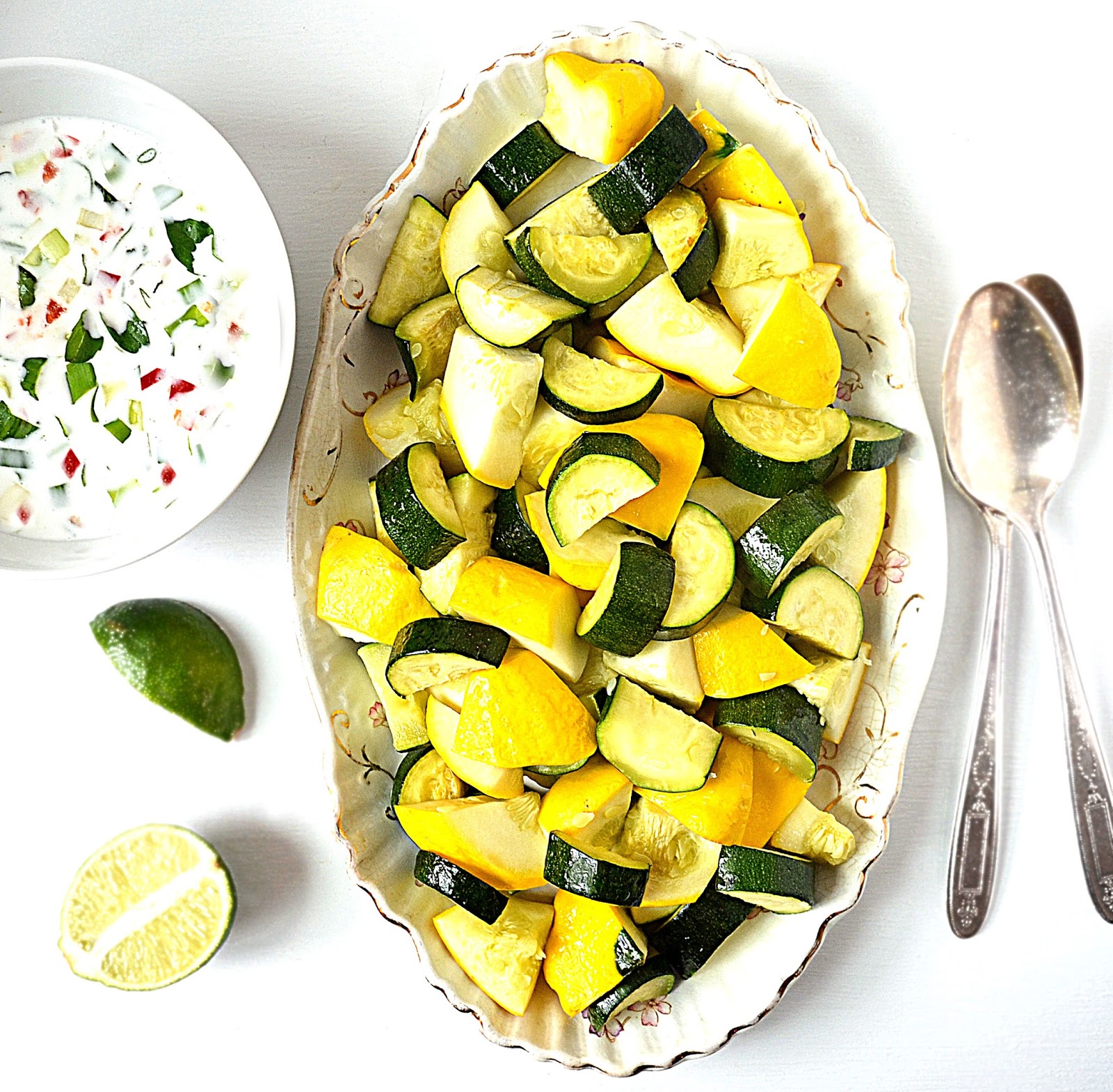 Sew French: Summer Squash With Thai Coconut-Chil Sauce