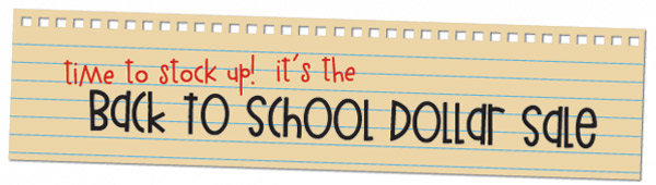 LD Solutions: Back to School Dollar Sale starts now!