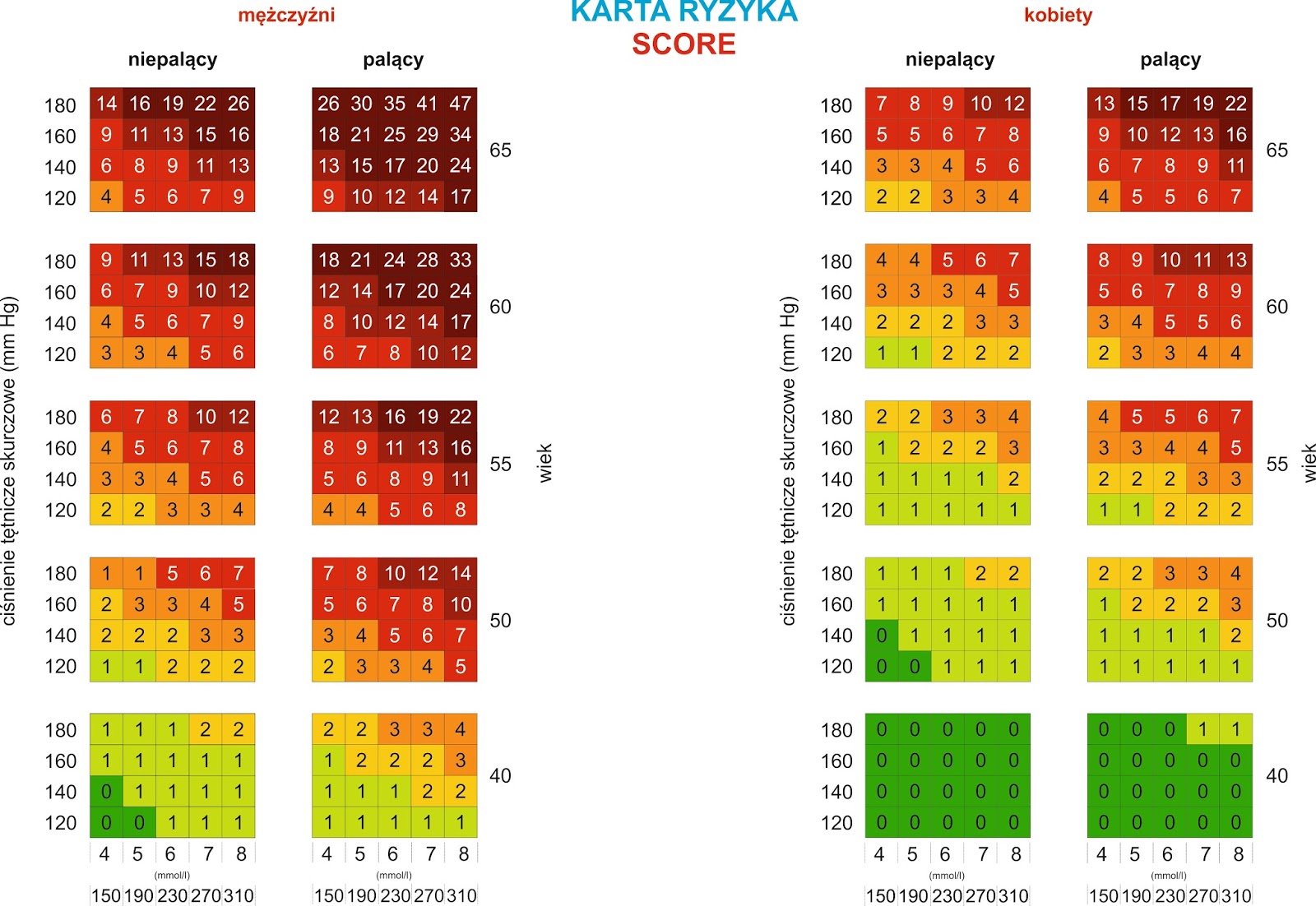 Nowa Funkcja - Karta ryzyka SCORE - ZNANYWYNIK.PL