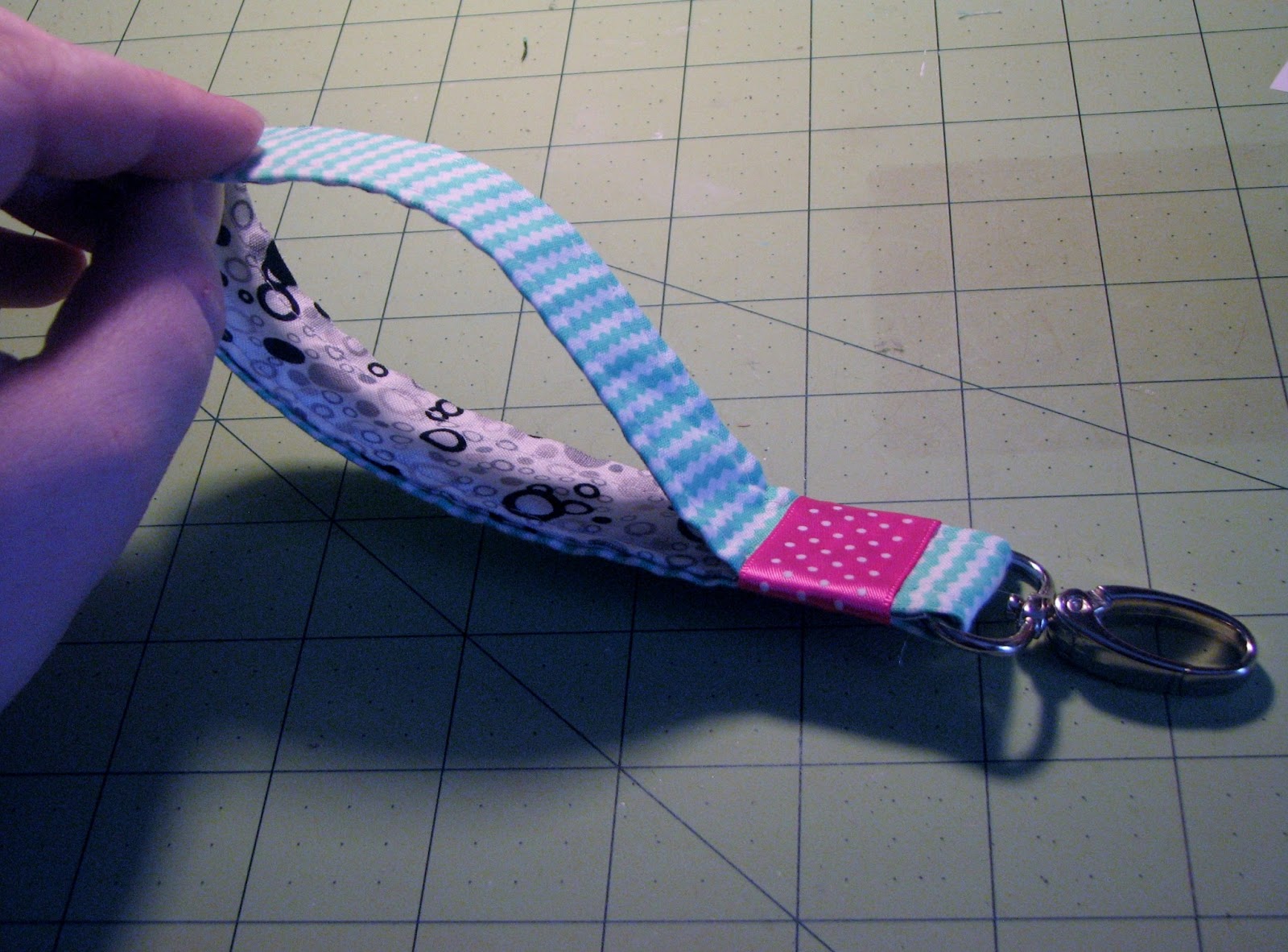 The Pinterest Fanatic: Week 8: Fabric Key Chain