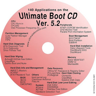 Ultimate Boot CD 5.2.4 Final Công cụ cứu hộ máy tính hoàn hảo | Tin Học 360