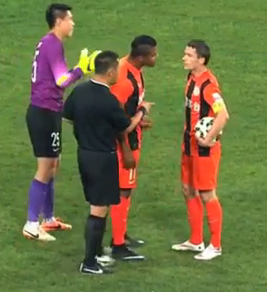 Soccer teammates have shoving match over penalty kick (Video) ~ Holdout ...