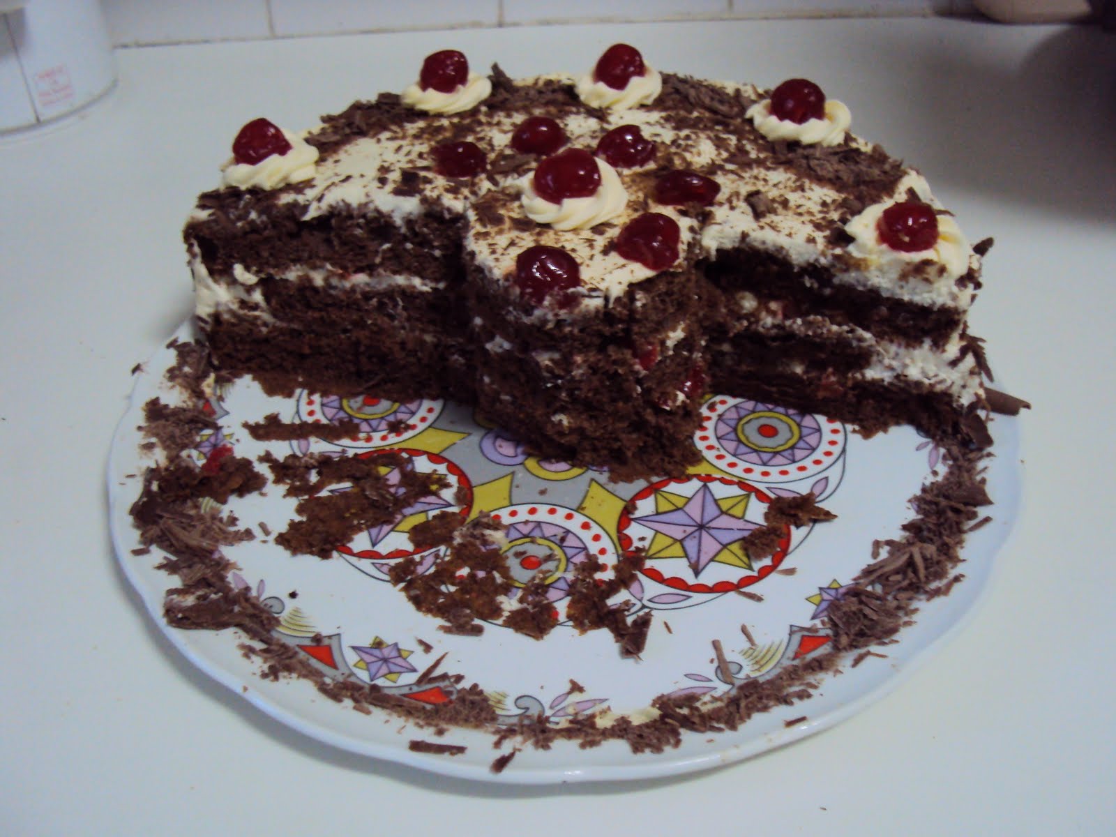 Mercedes Allende Bergan - Doces e Salgados: Torta Floresta Negra