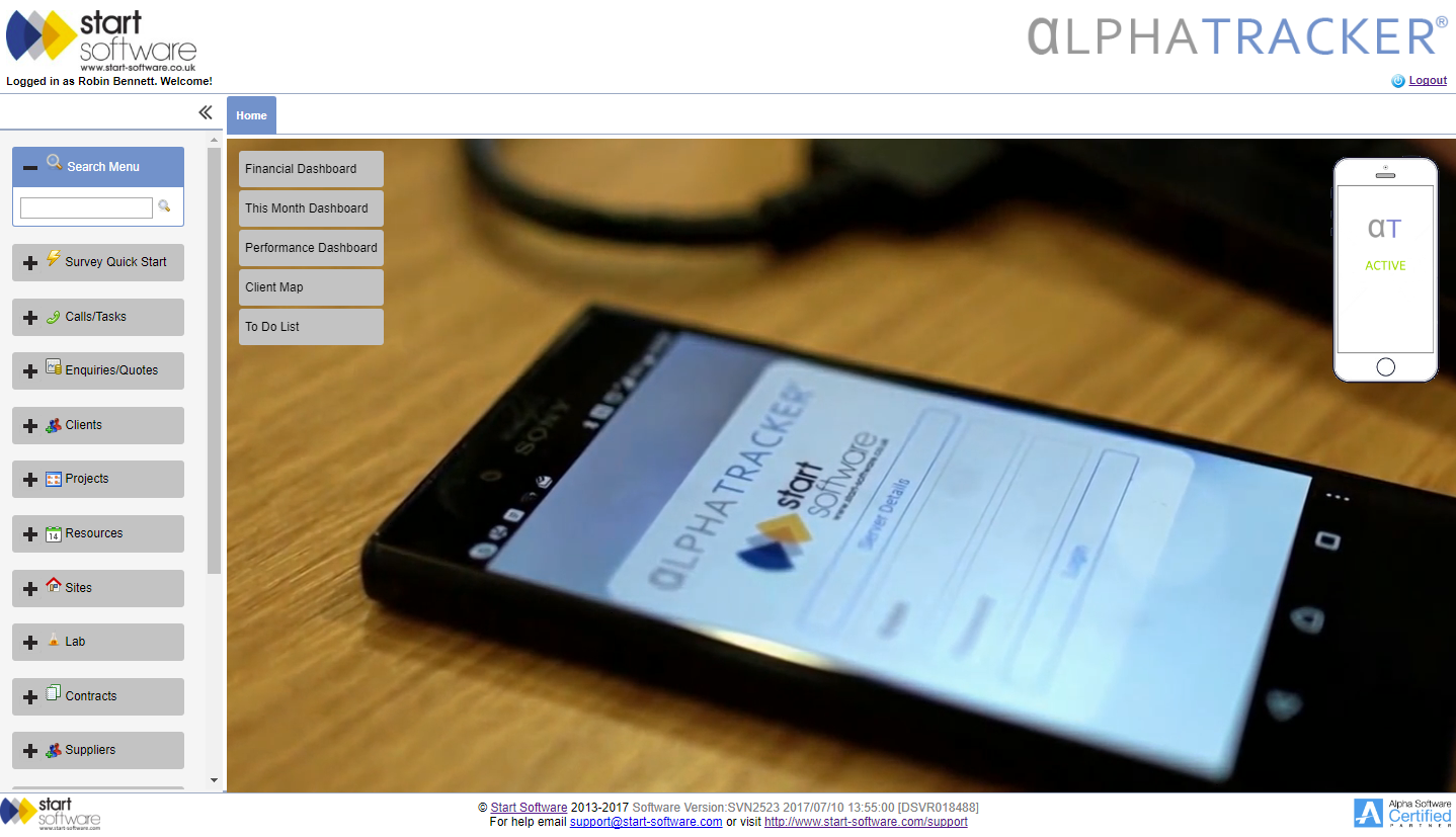 Alpha Tracker asbestos software Release 26 is nearly ready