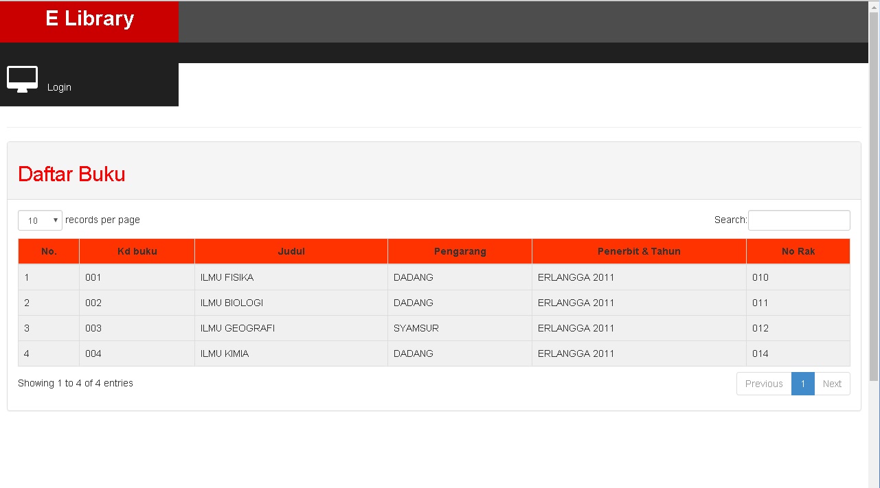 (SOURCE CODE + DOKUMENTASI) SISTEM INFORMASI PERPUSTAKAAN BERBASIS WEB ...