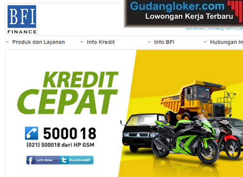 Lowongan Kerja PT BFI Finance Indonesia