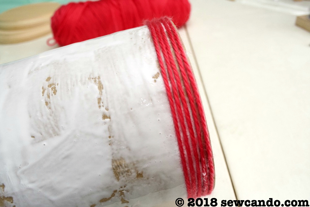 Sew Can Do: DIY Giant Thread Spool Canister: The Perfect Craft Room Decor!