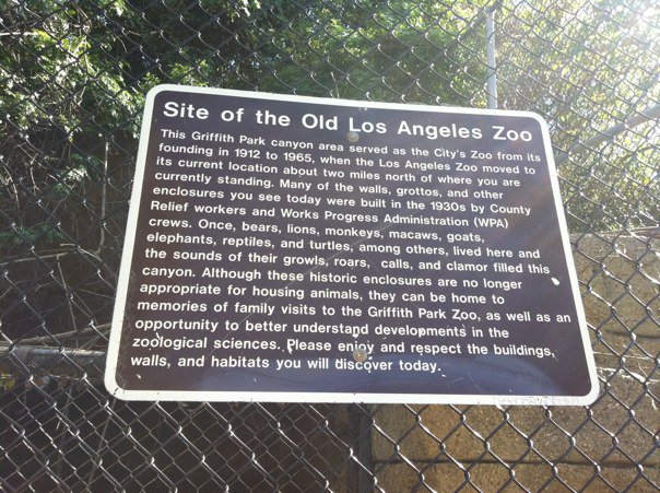 The Old Zoo, an uncanny look into the past.