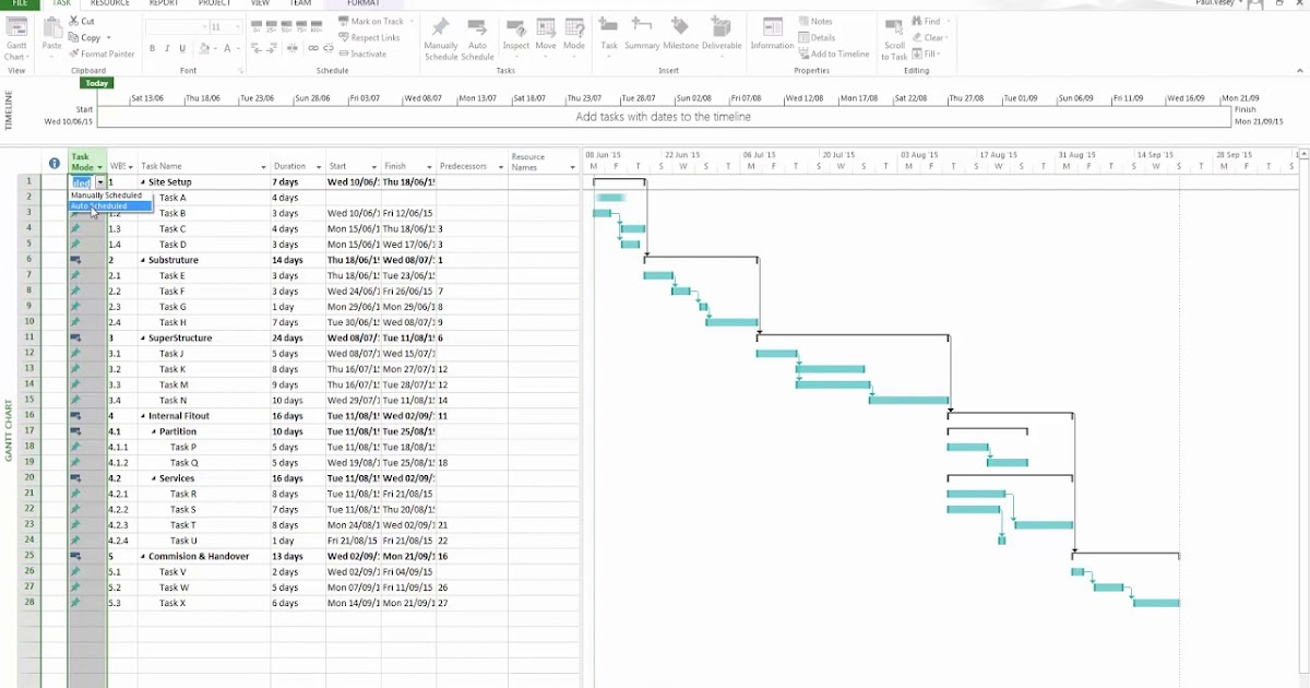 Microsoft project planner - ncrilo