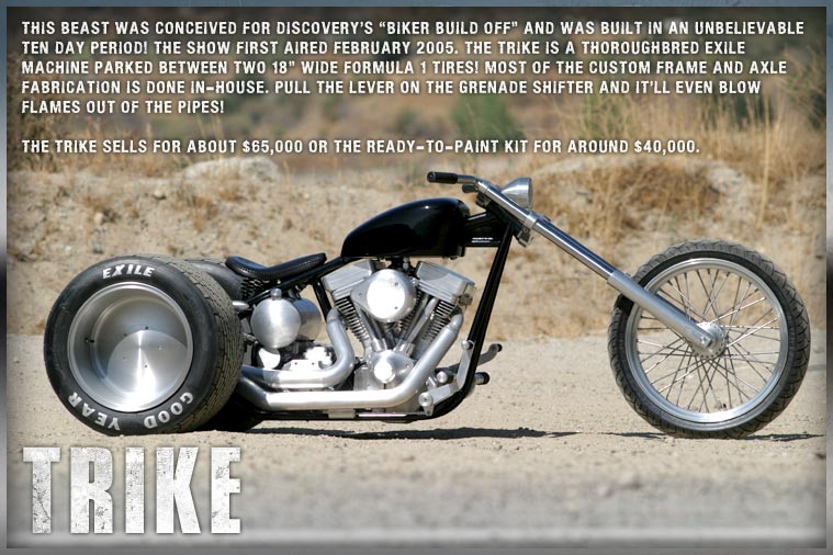 CHRISTIE PACIFIC CASE HISTORY: EXILE TRIKE CHOPPER TRANSMISSION