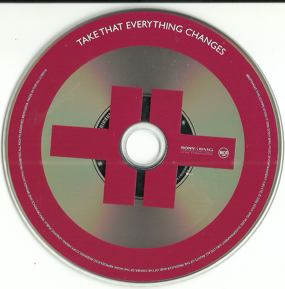 Encarte: Take That - Everything Changes (Expanded Edition) - Encartes Pop
