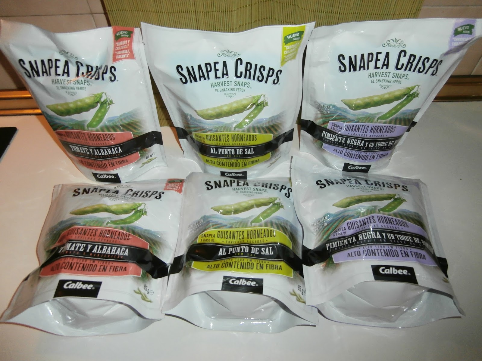 COCINANDO CON LA FAMILY: SNAPE CRISPS. EL SNACK VERDE