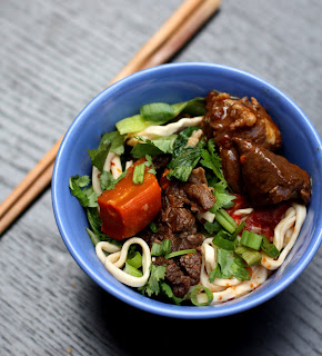 NOMz: Taiwanese Beef Noodle Soup (Niu Rou Mien)