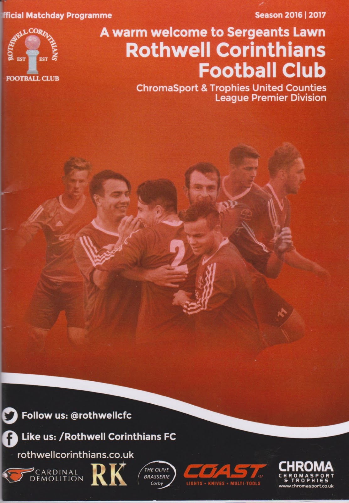 The Wycombe Wanderer: Rothwell Corinthians - Sergeants Lawn