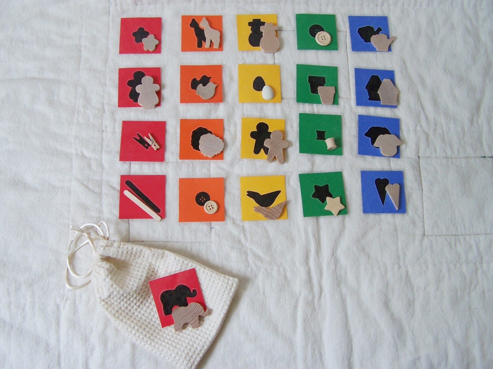 madebyjoey: homemade matching game