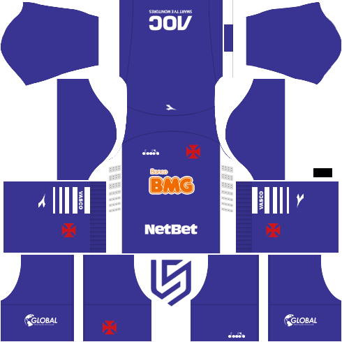 Kit de Uniforme do Vasco da Gama para Dream League Soccer - Partidas ...