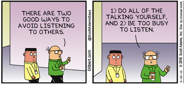 IJ Today: #Dilbert on #LIstening