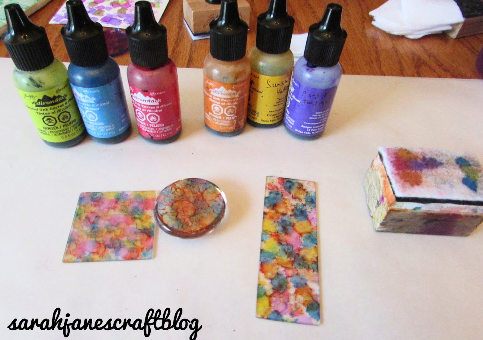 Beginner's Guide to Alcohol Ink Stamping: Multiple Colors and Media