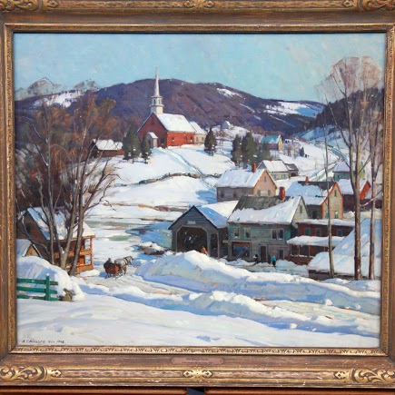 Yankee Painter: Aldro Hibbard - The Greatest Painter of Snow