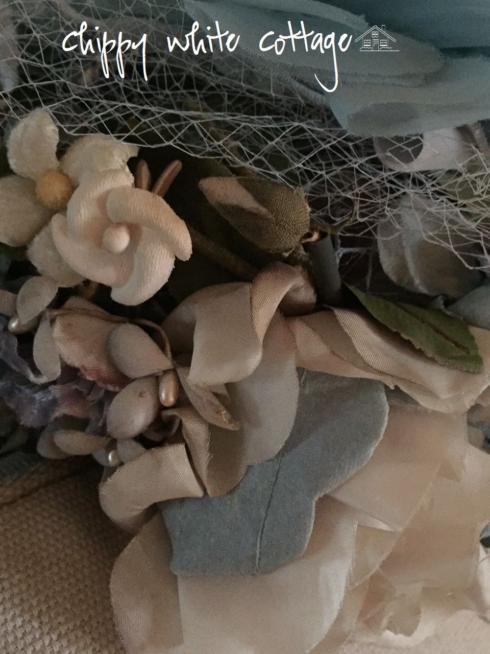 Chippy White Cottage: Easter Bonnet...With all the Frills upon it