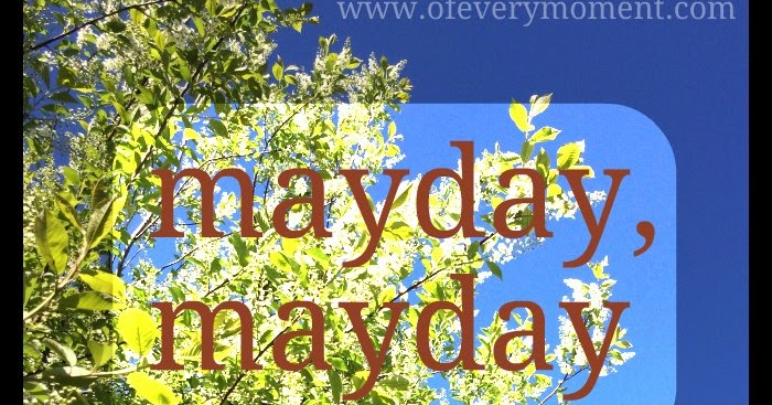 Mayday, mayday. I can't believe it's already May 1st! | the most - - of ...