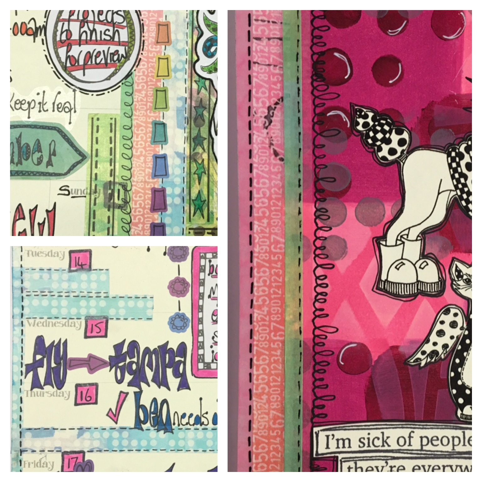 Dylan's Blog: New Dylusions Creative Dyary Samples - January 2017