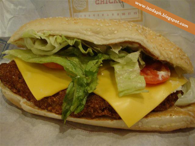 Burger King : Extra Long American Chicken Sandwich | iSoda Philippines